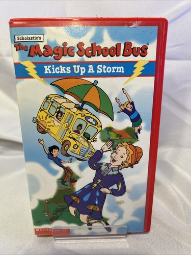 The Magic School Bus Kicks Up A Storm Scholastic Kids VHS,95s ...
