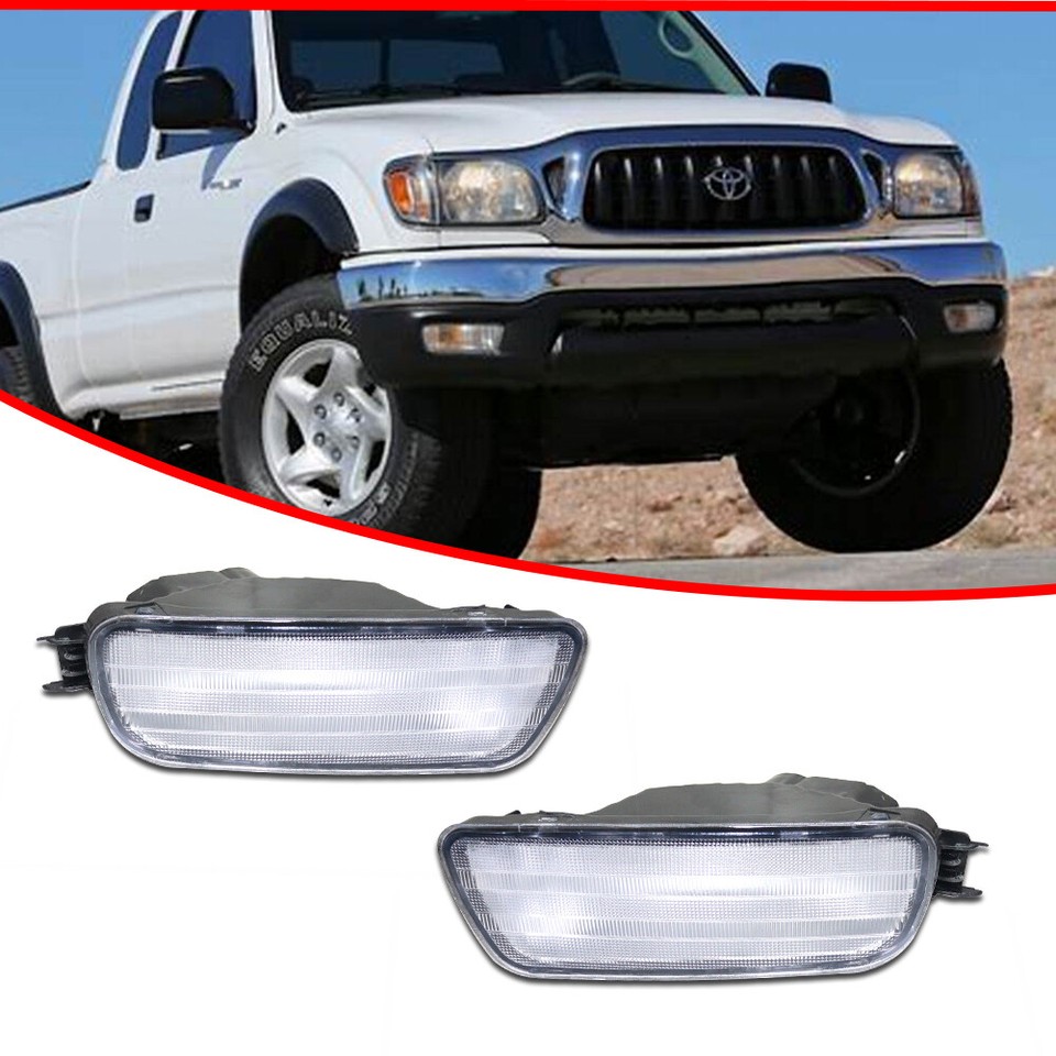 2Pcs Clear Front Bumper Turn Signal Light Housings Kit For 2001-04 ...