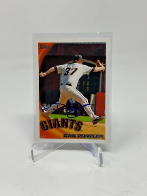 2010 Topps Baseball Dan Runzler Auto Rookie Card #441 COA | eBay