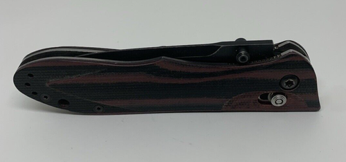 Benchmade 730 Ares Elishewitz Red/Black G10 154CM Axis Lock Folding ...