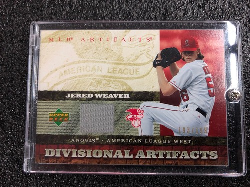 2007 upper deck mlb artifacts Jered Weaver Da-jw # 193/199 | eBay