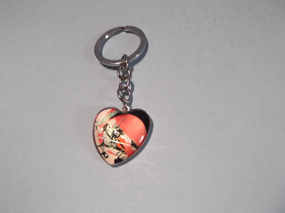 Old & Unique Collectible Key Chain 1"in Metal Heart Shape Deadpool | eBay