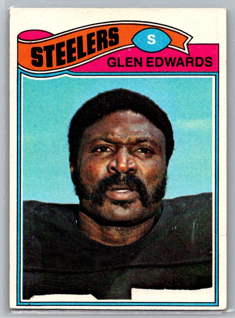 1977 Topps Heritage #381 Glen Edwards STEELERS (A) | eBay