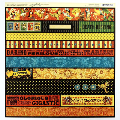 Graphic 45 Scrapbook Paper Boardwalk Romantique Times Nouveau Proper ...