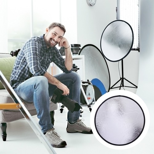 Reflector Dual-Sided Small Reflectors Portable Reflective Panel Light ...