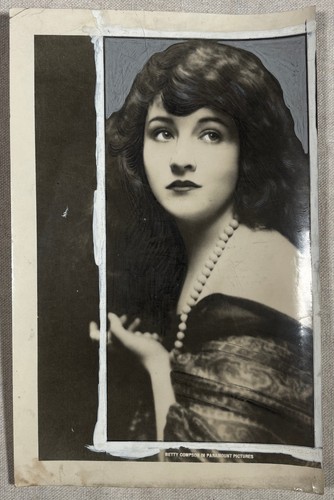 Antique 1920s Betty Compson Silent Movie Actress Portrait Photograph | eBay