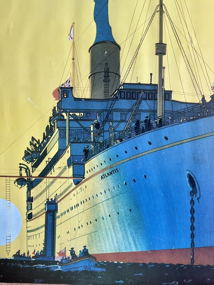Vintage Maritime Art / Advertising, Kenneth D Shoesmith, Royal Mail ...