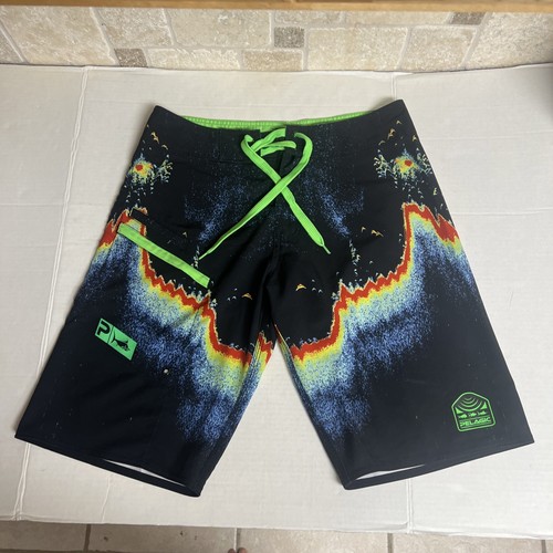 Pelagic Men’s Size 30 - 4-Tek Fish Finder Boardshort Cargo Pockets 12 ...