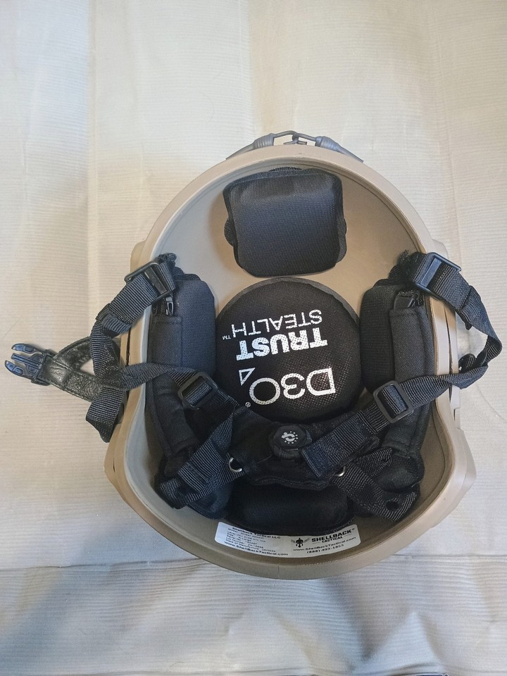 Shellback Tactical Level IIIA Ballistic High Cut SF ACH Helmet - Coyote ...