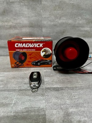 Chadwick Car Alarm System w/ Remote Key Fob 12V Security Siren New Open ...