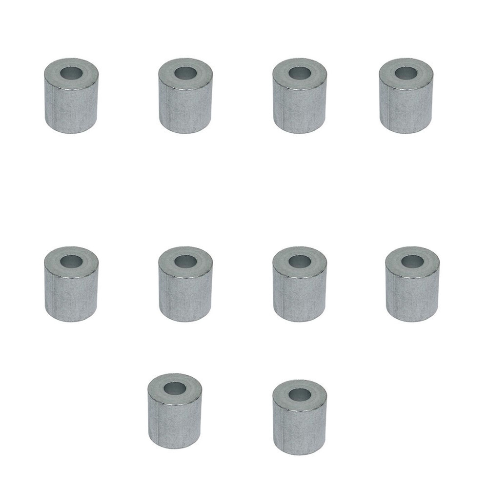 10 Pc 3/16" Aluminum Stop Button Aluminum Swage Stop Sleeve Button ...