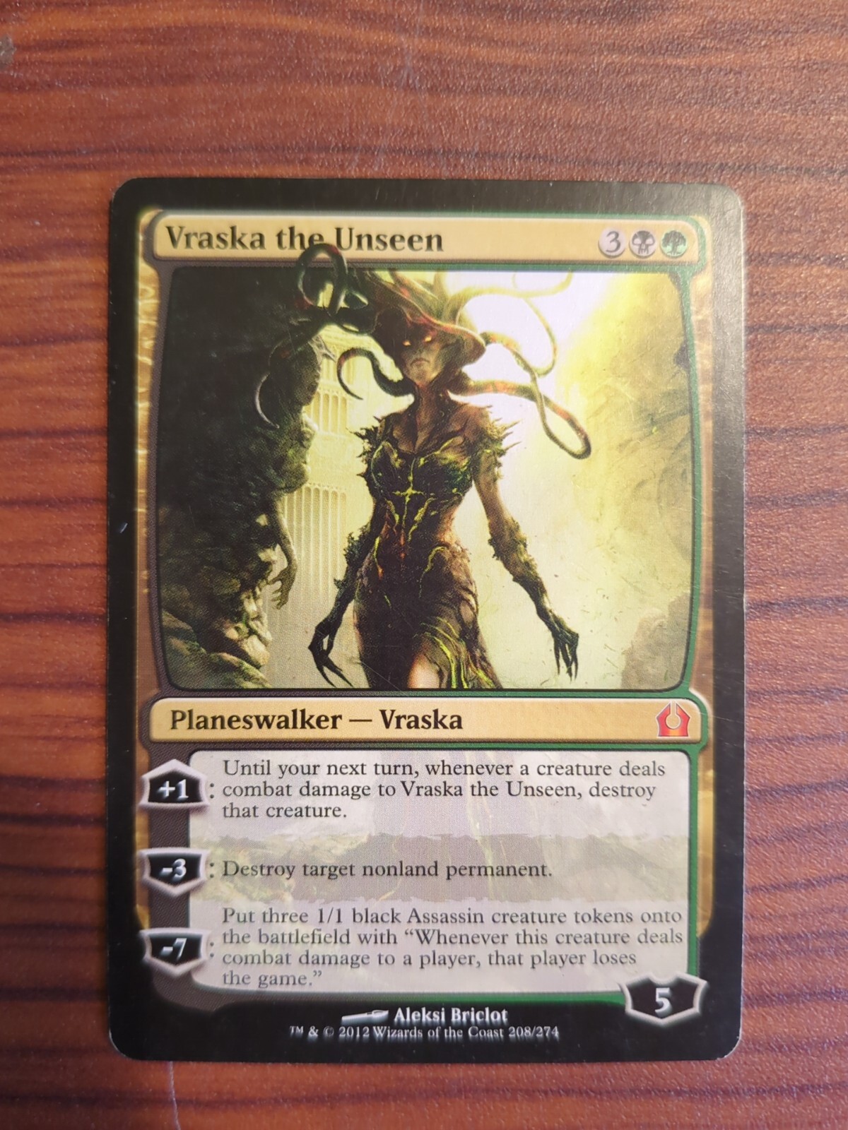 1x Vraska the Unseen (207) Commander 2019 LP MTG Magic the Gathering x1 ...
