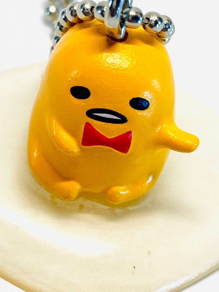 Gudetama A bow tie Key chain Mini Figure doll Very Rare From japan ...