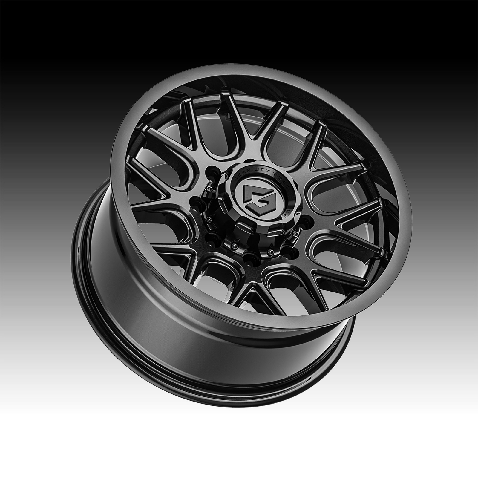 Gear Off Road 771B Magnus Gloss Black 20x10 5x5.5 / 5x150 -25mm (771B ...