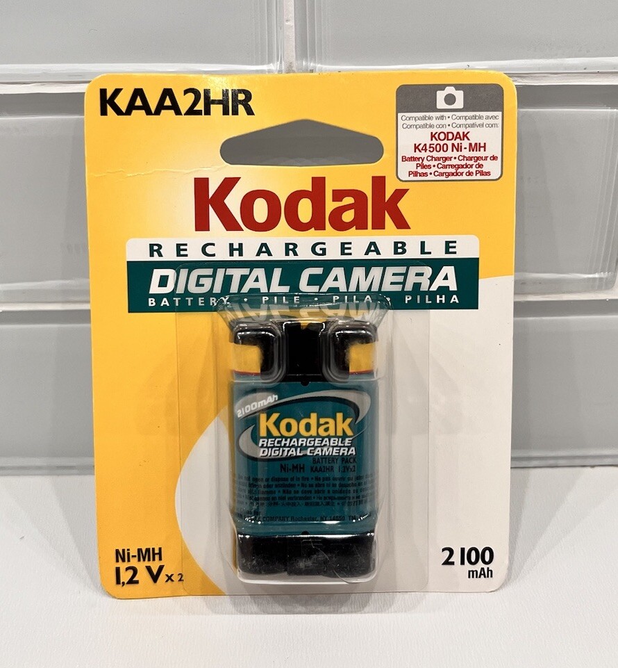 Genuine Kodak KAA2HR Rechargeable NiMH Camera Battery 2100mAh - OLD NEW ...