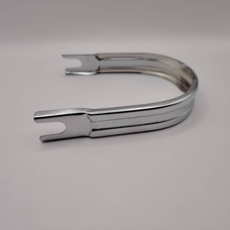 Leg Shield Clamp Strap Chrome For Honda C50 C65 C70 C90 C100 New Free ...