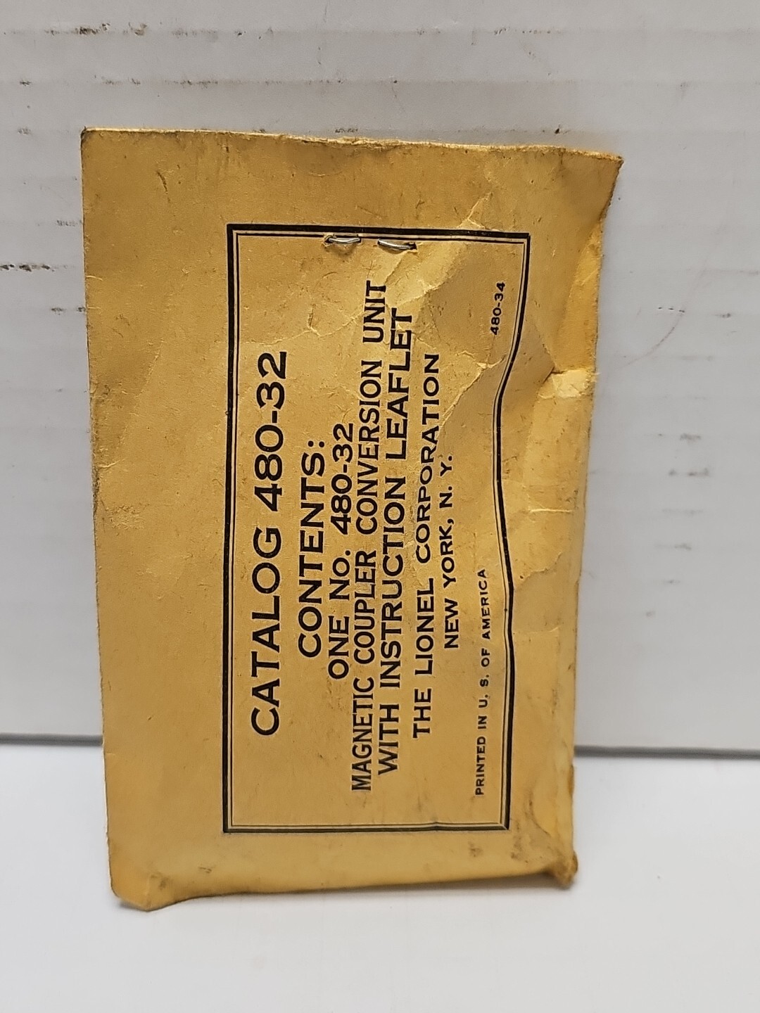 Postwar Lionel 480-32 Coupler Conversion Kit C10 MINT NOS for sale ...