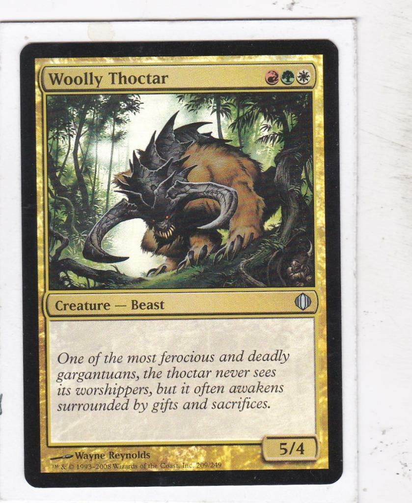 MTG: Shards of Alara: Foil: Woolly Thoctar | eBay