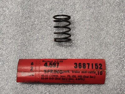 NOS GM # 3687152 Spring - Parking Brake Chevrolet Truck appl 1948-59 | eBay