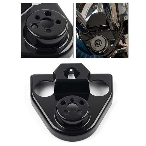 Handlebar Handle Bar Riser Cover Black For Harley Road King FLHR 2003 ...