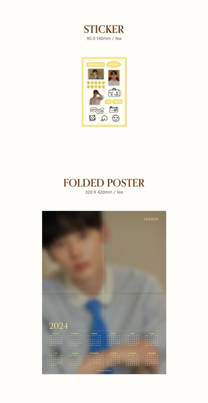 HWANG MIN HYUN - 2024 SEASON’S GREETINGS [HOLIDAY] Calendar Diary ...