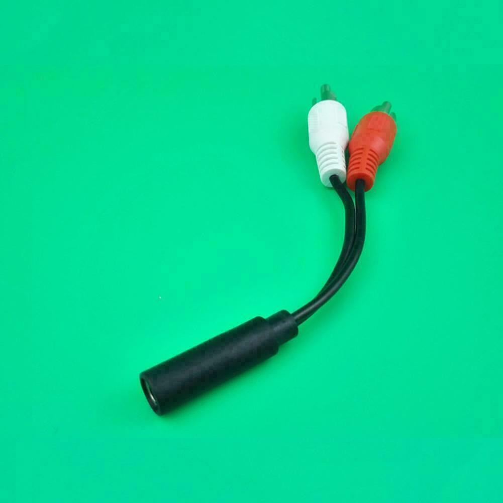 3.5mm Audio Jack Female To2 x Phono RCA Male Stereo Connector Durable ...