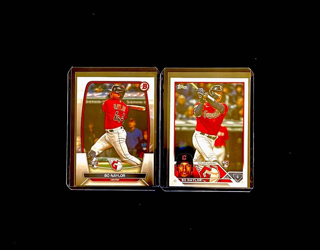 BO NAYLOR ROOKIE CARD LOT OF 2 RC - CLEVELAND GUARDIANS | eBay