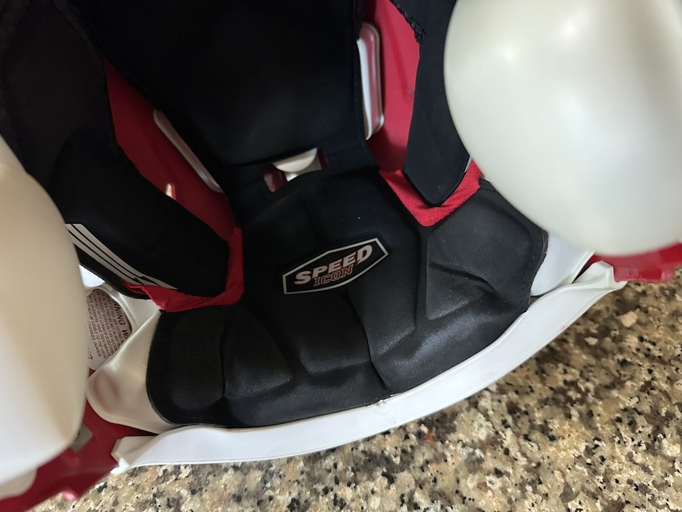 Riddell Revo Speed Icon Football Helmet Red w/ Black Facemask Adult ...