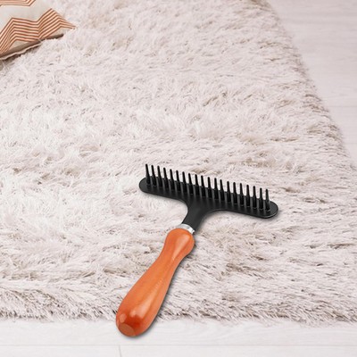 Carpet Groomer Rake Carpet Comb Brush Handheld Shag Rug Rake Carpet Rug ...