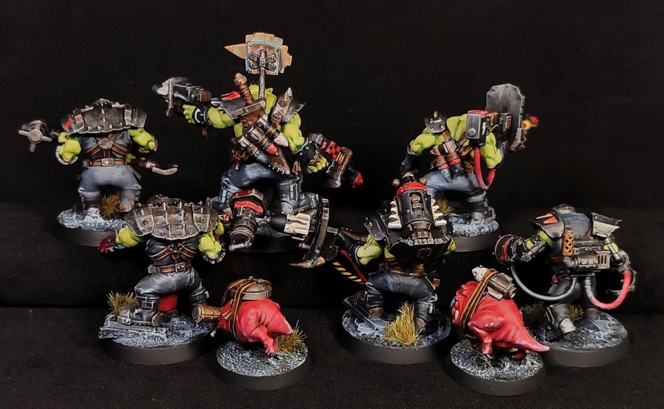 Kill Team: Wrecka Krew painted Warhammer 40k Orks Xenos Nobz Kill Team WAAAGH! | eBay