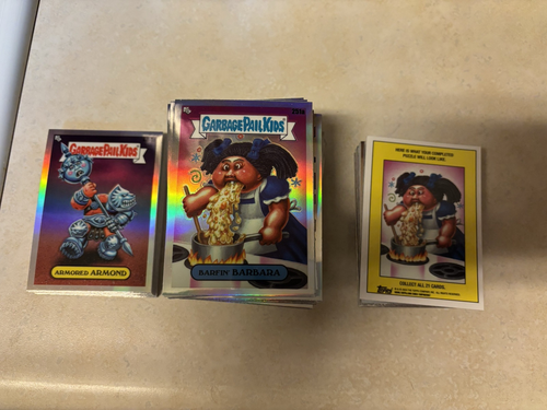 GPK 100 CARD CHROME REFRACTOR SERIES 7 SET PLUS 23 CARD PUZZLE SET | eBay