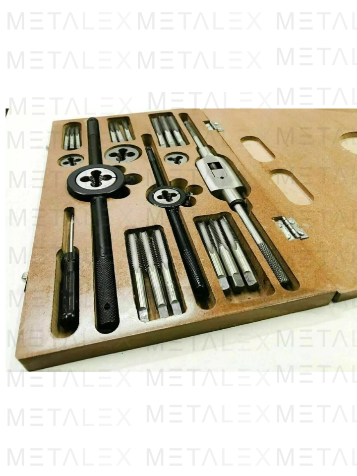British Standard Whitworth 1/4" To 1/2" Tap And Die Set BSW Kit 24 ...