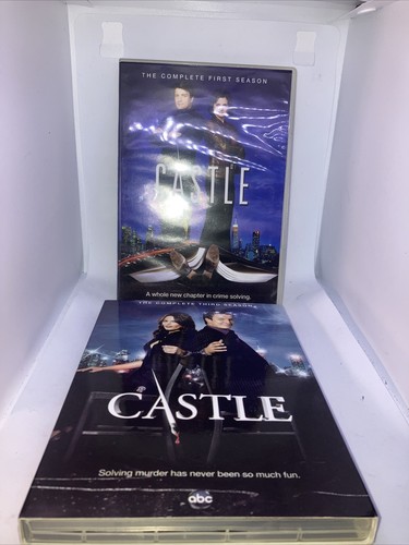 CASTLE TV SERIES DVD SEASONS 1 AND 3 ABC STUDIOS 8 DVDS TOTAL VGC DV15 ...