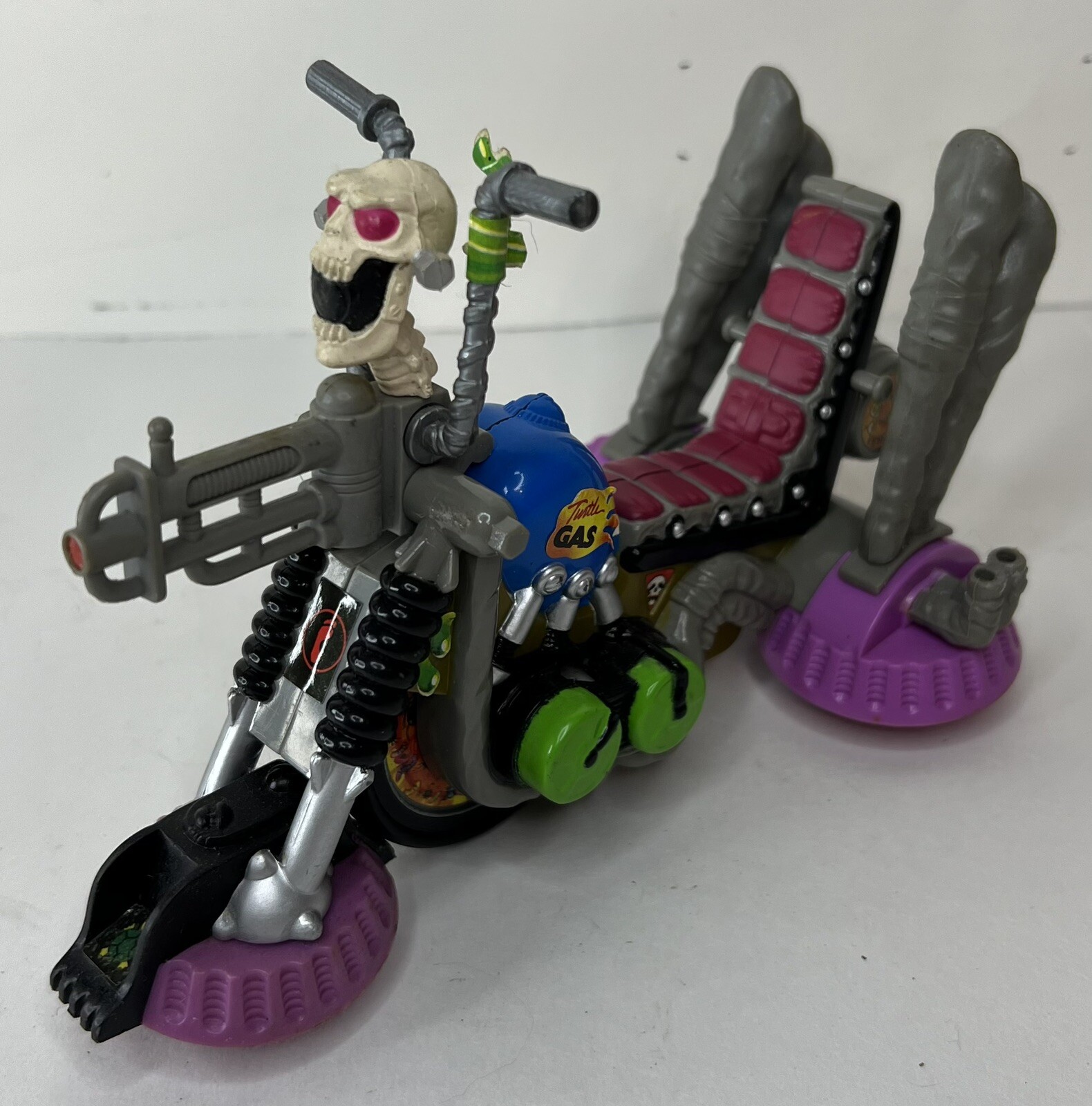 Vintage 1990 Psycho Cycle TMNT Teenage Mutant Ninja Turtles Motorcycle ...