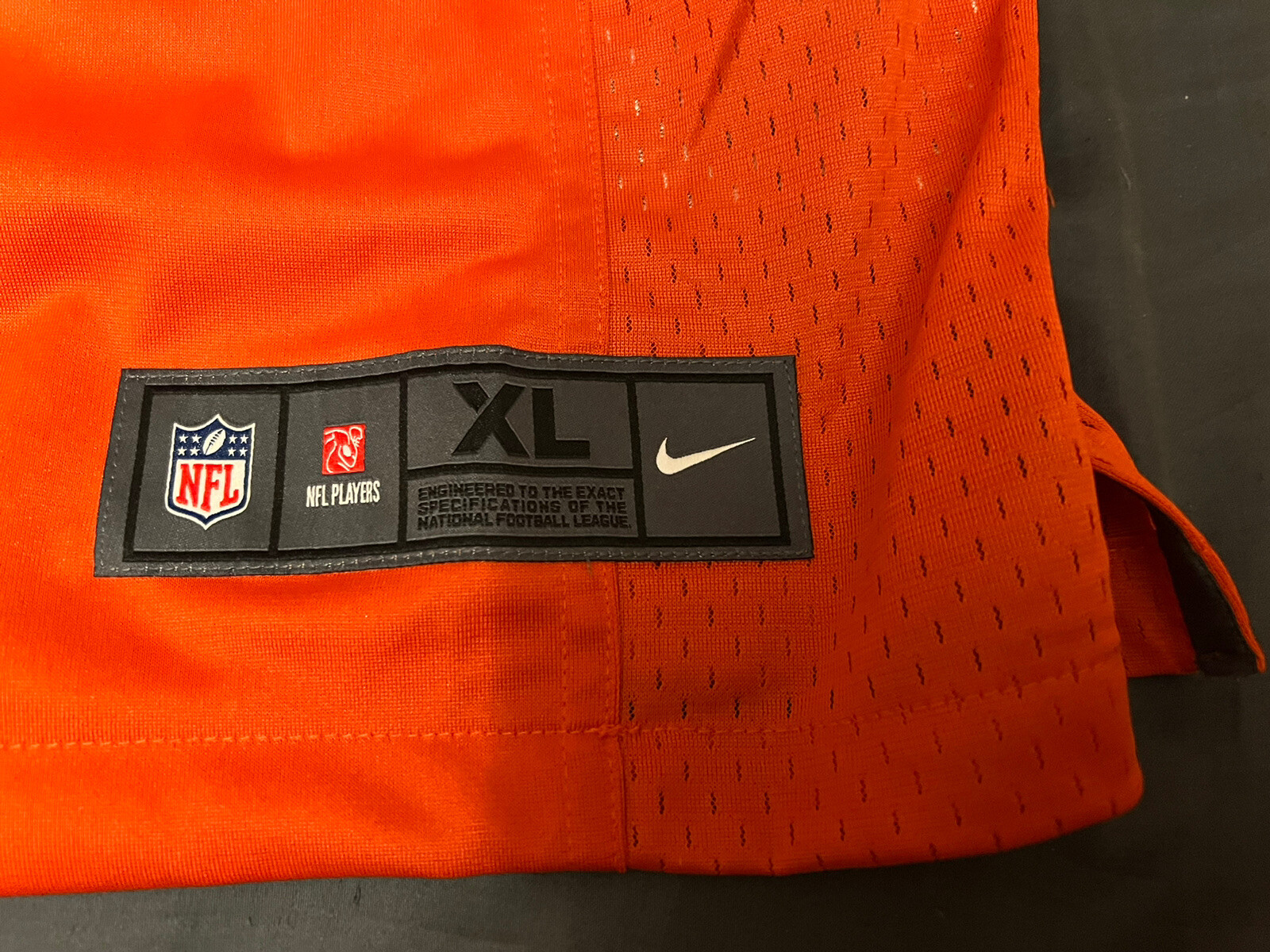 Men's Chicago Bears Justin Fields #1 Orange NIKE Jersey XL | eBay