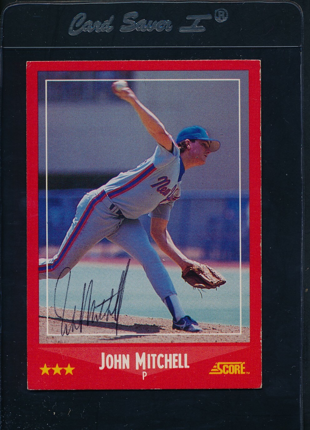 1988 Score #249 John Mitchell Mets Signed Auto *41966 | eBay