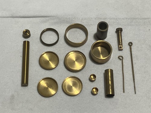 MSCPC55- Vintage Brass Magic Prop Lot – Nesting Boxes, Tubes, Wands ...