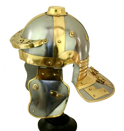 Römerhelm Legionär Niedermörmter Helm Larp Rüstung Reenactment Italic ...