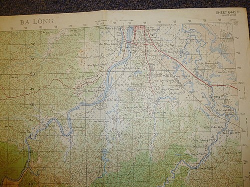 6442 iii - MAP - MACV-SOG - BA LONG - QUANG TRI - CAM LO - CCN 1965 ...