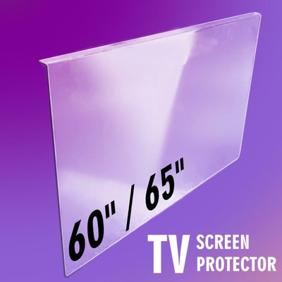 TV Screen Protector CLEAR 60" inch / 65" inch Protection Cover | eBay