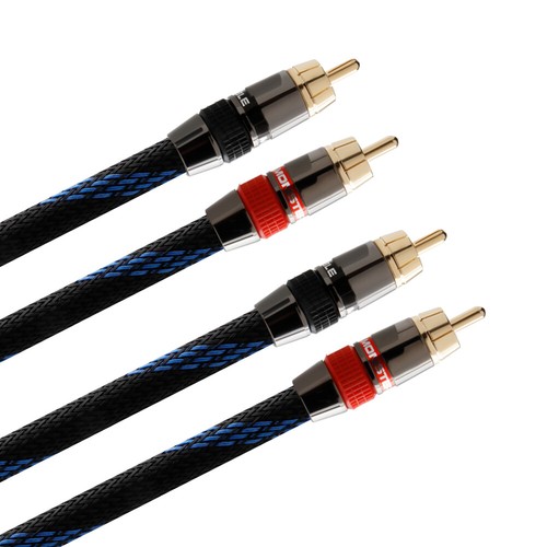 Pair Ultra-High Purity 6N OCC Copper HiFi Audio Signal Interconnect RCA ...