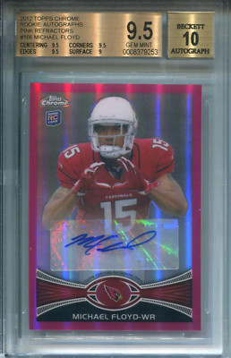 Michael Floyd Autographed 2012 Topps Chrome Card (Beckett) | eBay