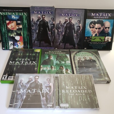 The Matrix Media Collection - DVD VHS CD Xbox - Animatrix, Enter The Matrix | eBay