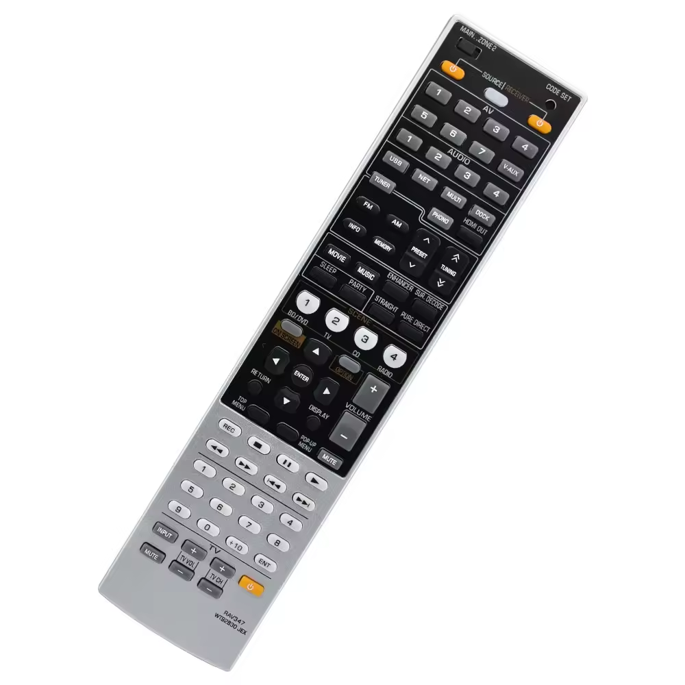 New RAV347 WT92830 JEX For Yamaha AV Receiver Remote Control RX-V1067BL ...