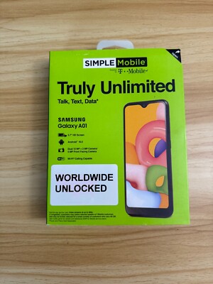 Samsung Galaxy A01 SM-S111DL GSM Unlocked (AT&T/T-mobile) 16GB ...