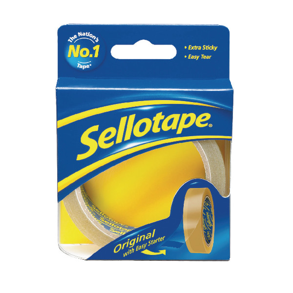 Sellotape Original Golden Adhesive Sticky Tape, All sizes available on ...