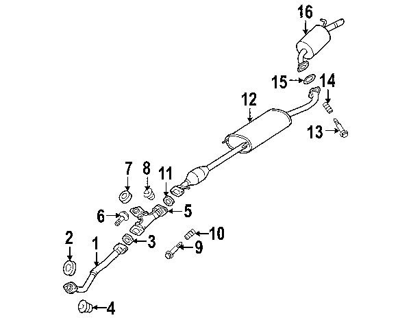 Toyota OEM Exhaust-front Pipe Nut 9008017187 for sale online | eBay