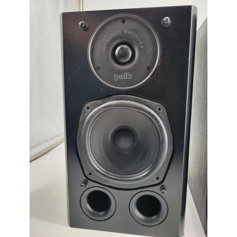 Polk Audio RT3 Bookshelf Speakers High End with Wall Mounts | eBay