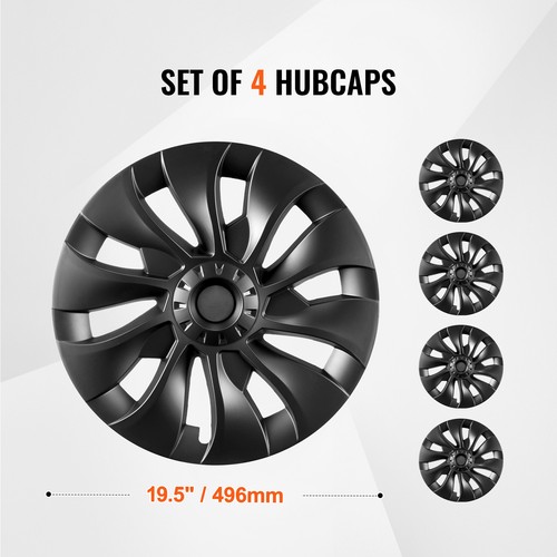 18" Wheel Rim Hubcap for 2017-2023 Model 3 Hubcap with Valve Nozzle ...