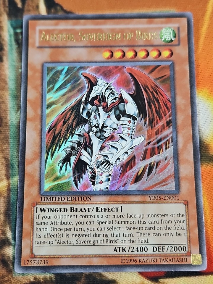 Yugioh Alector, Sovereign of Birds - YR05-EN001 - Ultra Rare - VLP ...